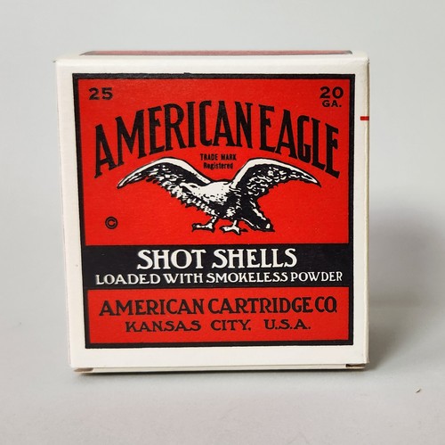 American Eagle Cartridge Shotgun Shot Shell Ammunition Ammo Box - 20 g ...