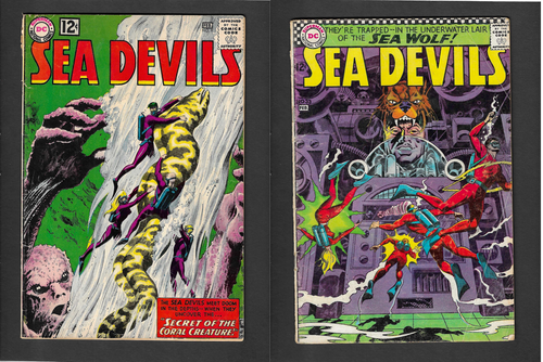 Sea Devils #9 & 33....DC Comics 1963 | eBay