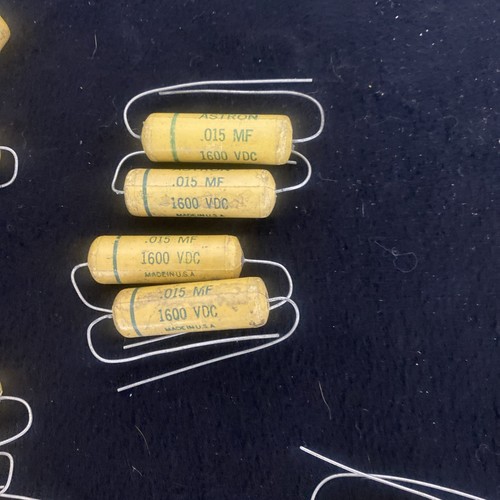 Huge Lot Of 42 Assorted NOS Astron Mustard Capacitors | eBay