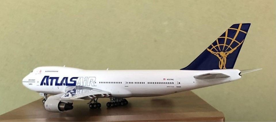 1/400 Phoenix els ATLAS AIR B747-230B Dragonair Nose | eBay Australia