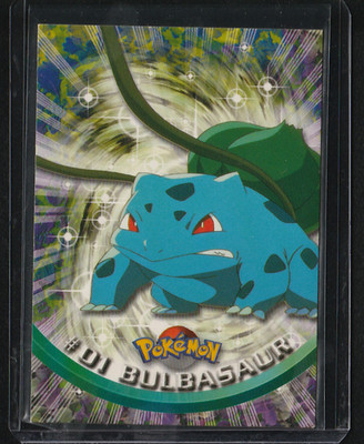Bulbasaur #01 - 1999 Pokemon Topps TV Animation Edition Series - Rare ...