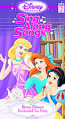 Disney Princess Sing-Along Songs Volume 2: Enchanted Tea Party (VHS ...