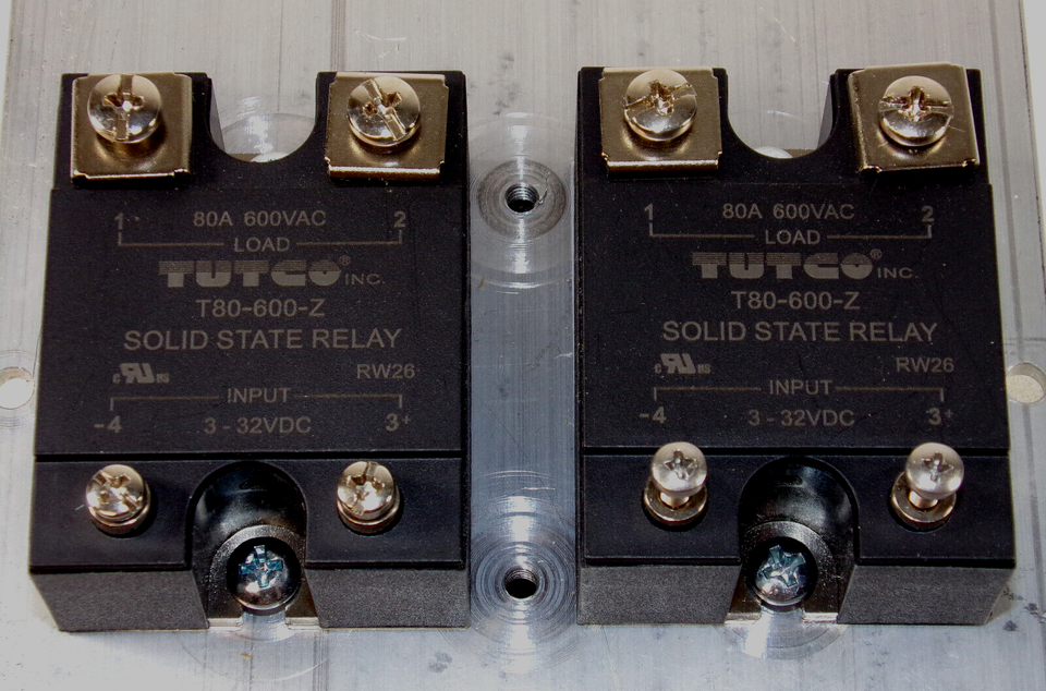 New TUTCO 80A 600vac Solid State Relays on Heat Sink. T80-600-Z | eBay