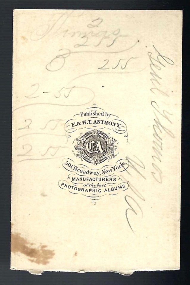 Anthony CDV of George Thomas the Rock of Chickamauga | eBay