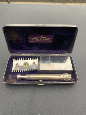 Vintage 1914 Gillette “Pocket Edition” Open Comb Safety Shaving Set | eBay