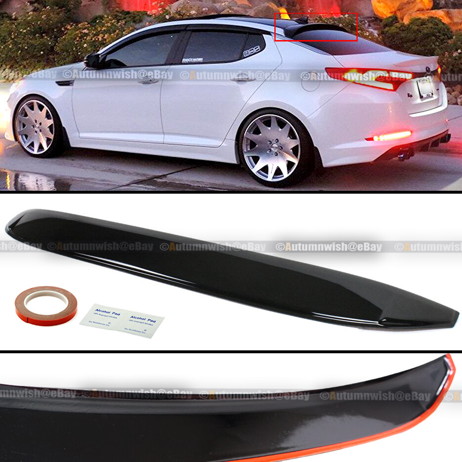 For 11-15 KIA Optima K5 Black Tint Rear Window Roof Sun Rain Shade ...