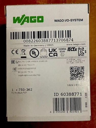 NEW SEALED WAGO 750-362 750362 Fieldbus Coupler Modbus TCP, 4th Gen *US SELLER* | eBay