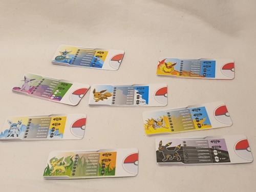 Pokémon Pokedex Black/White Trainer Kit- Eevee Evolution Tags Cards ...