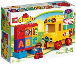 Lego 10603 Duplo My first Bus school bus ABC alphabet school supplies ...