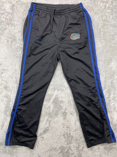 Vintage Colosseum Florida Gators Large Black Track Pants Blue Stripes ...