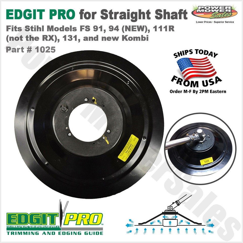Edgit Pro for Stihl Fits Models FS 91, 94 (NEW), 111R, 131, Shaft ...