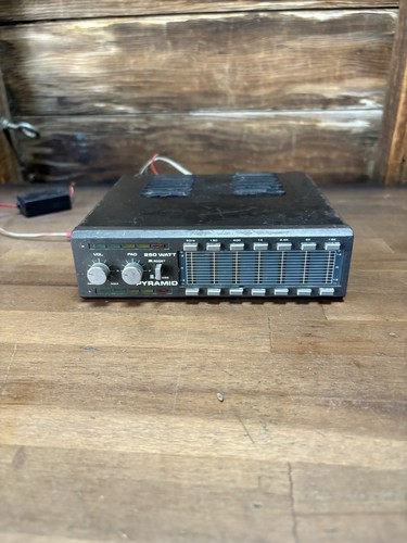 Vintage Pyramid Car Graphic Equalizer/Booster Old School | eBay