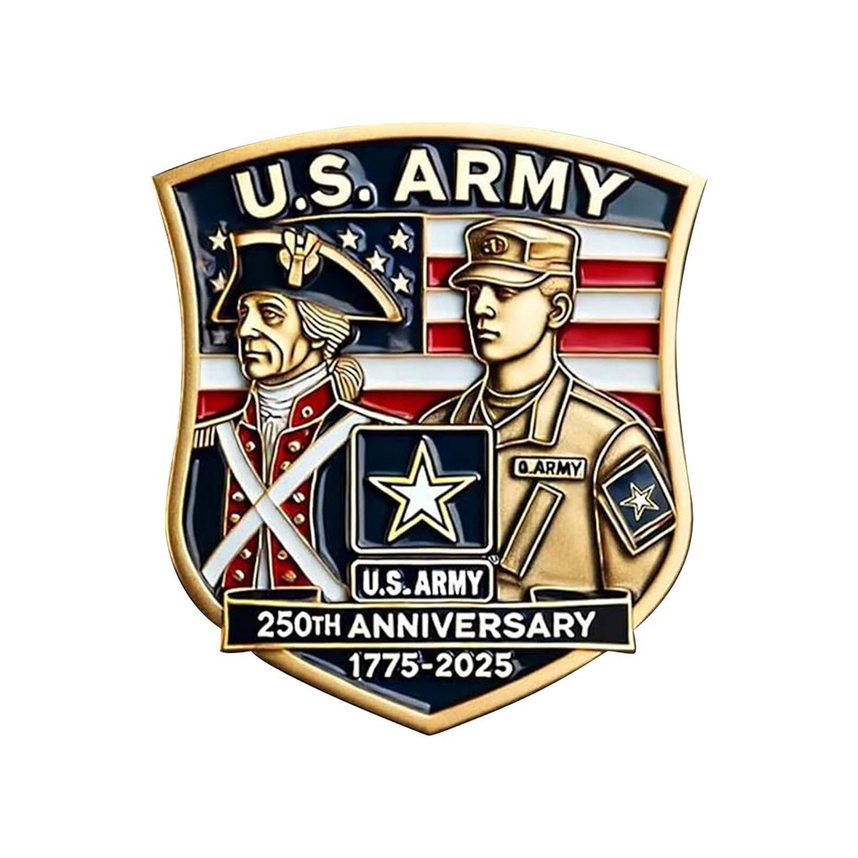 2PC 250th Anniversary U.S. Army Collectible Corps Commemorative Badge ...