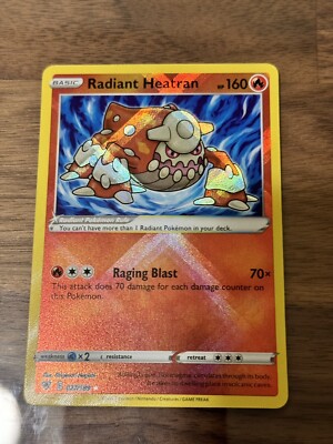 Pokémon TCG Radiant Heatran Sword & Shield - Astral Radiance 027/189 ...