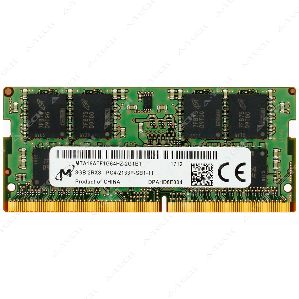 Crucial 8GB DDR4 2133 MHz PC4-17000 SODIMM Laptop Memory RAM 1x ...