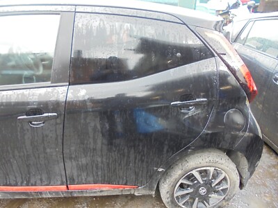 GENUINE TOYOTA AYGO MK 2 2015 - 2021 LEFT REAR PASSENGER DOOR IN BLACK ...