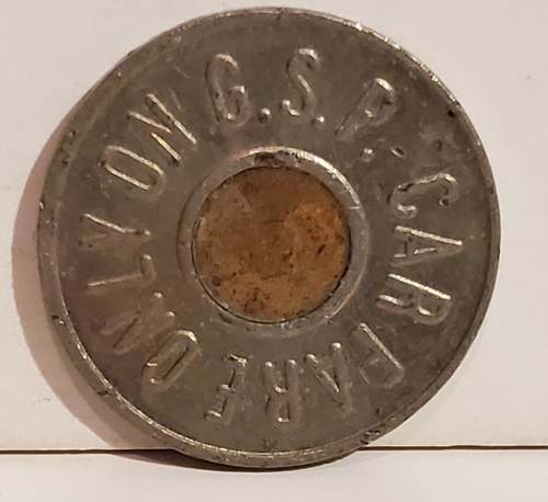 VINTAGE NEW JERSEY GARDEN STATE PARKWAY TOLL TOKEN COIN CAR FARE GSP | eBay