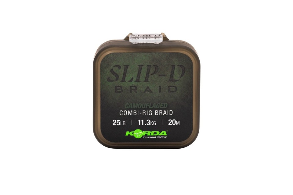 Korda Slip-D Braid 25lb Camo Combo-Multi Rig Braid Carp Fishing Line ...