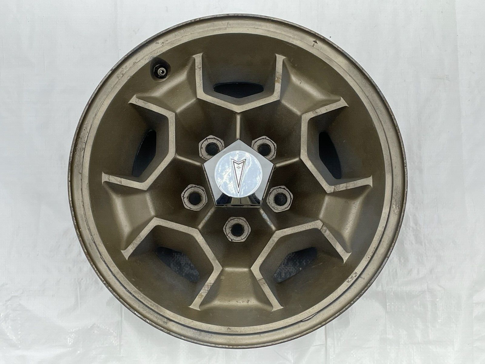 1971-1976 Pontiac Honeycomb Wheels 15x7 Rims Set of 4 & Center Caps GTO ...