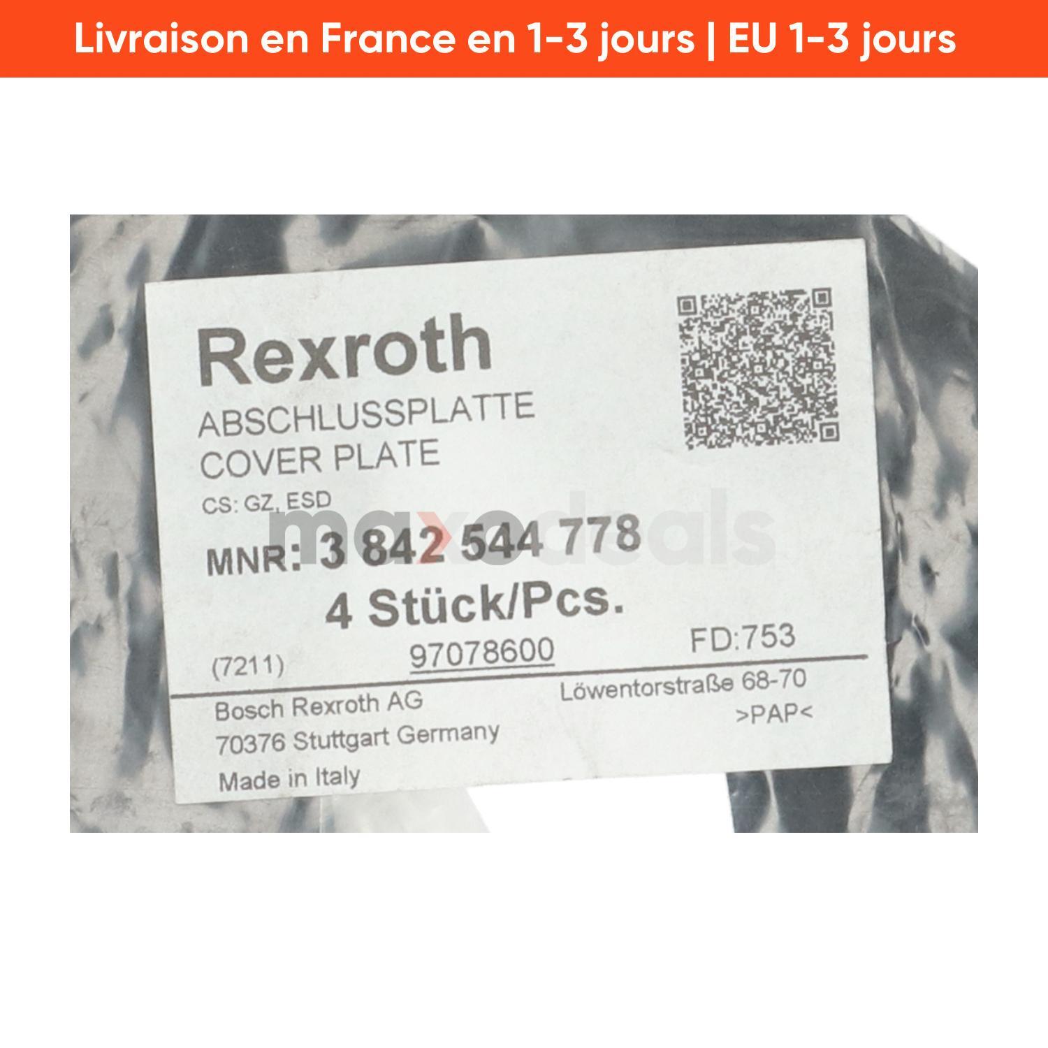 Rexroth 3842544778 Stop Plate New NFP (4 pieces) | eBay