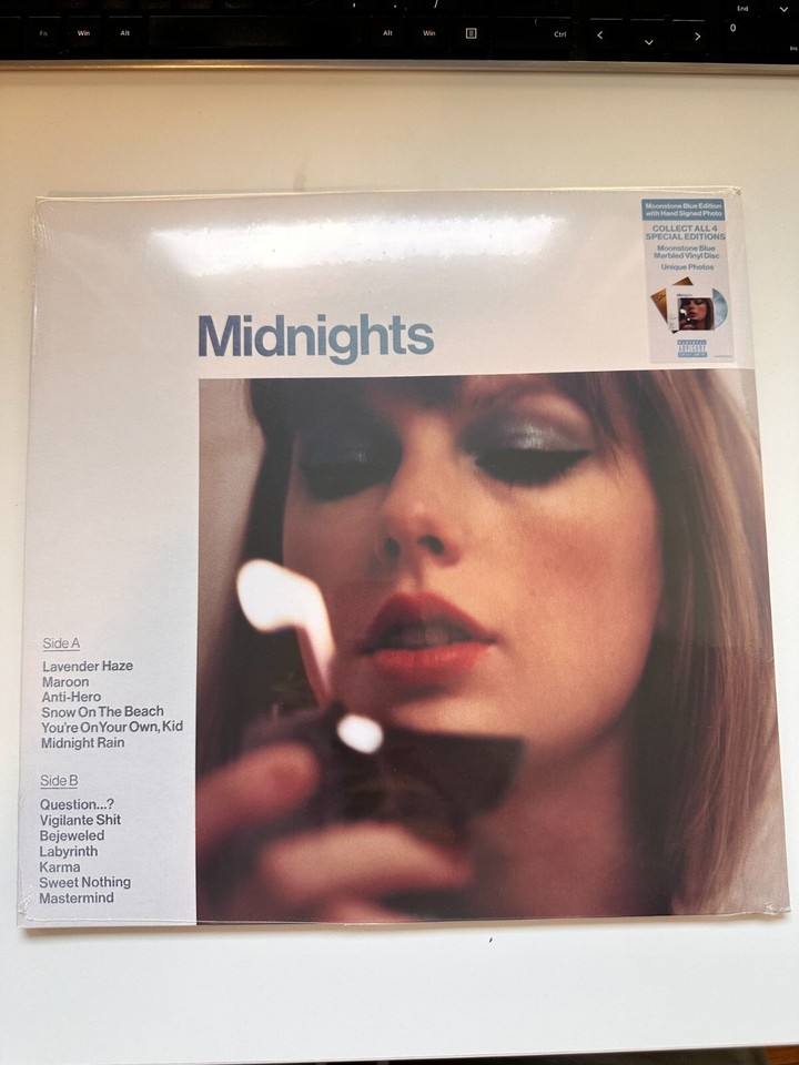 HAND SIGNED Taylor Swift Midnights Vinyl Autograph Insert ALL VARIANTS ...
