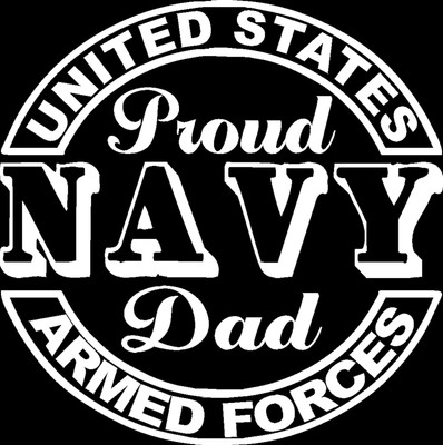 Proud Navy Dad Seal Vinyl Car Window Decal Bumper Sticker US Seller US ...