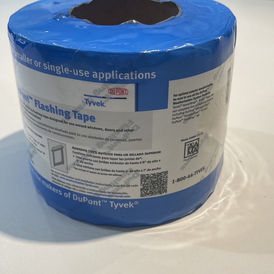 Tyvek DuPont Flashing Tape 4" X 33' | eBay