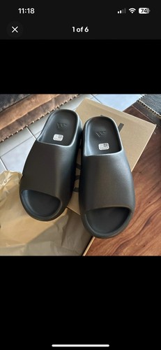 Adidas Yeezy Slide - Dark Onyx - Size 12 Men’s - New In Box ID5103 | eBay