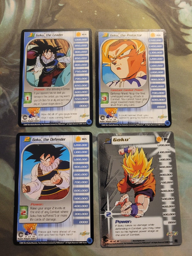 Goku 1-3 + HT Trunks Saga DBZ CCG DragonBall Limited | eBay
