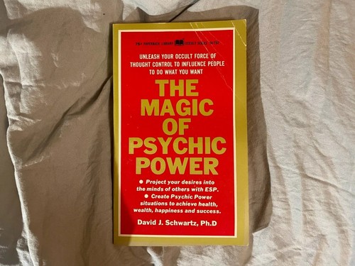 The Magic of Psychic Power Paperback Book David Schwartz 1968 PB Occult ...