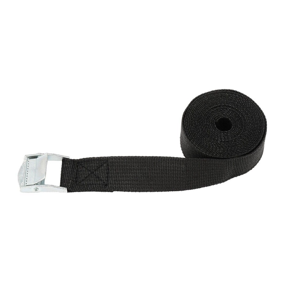 6 x Heavy Duty Ratchet Tie Down Straps Car Roof Rack Belts Quick ...