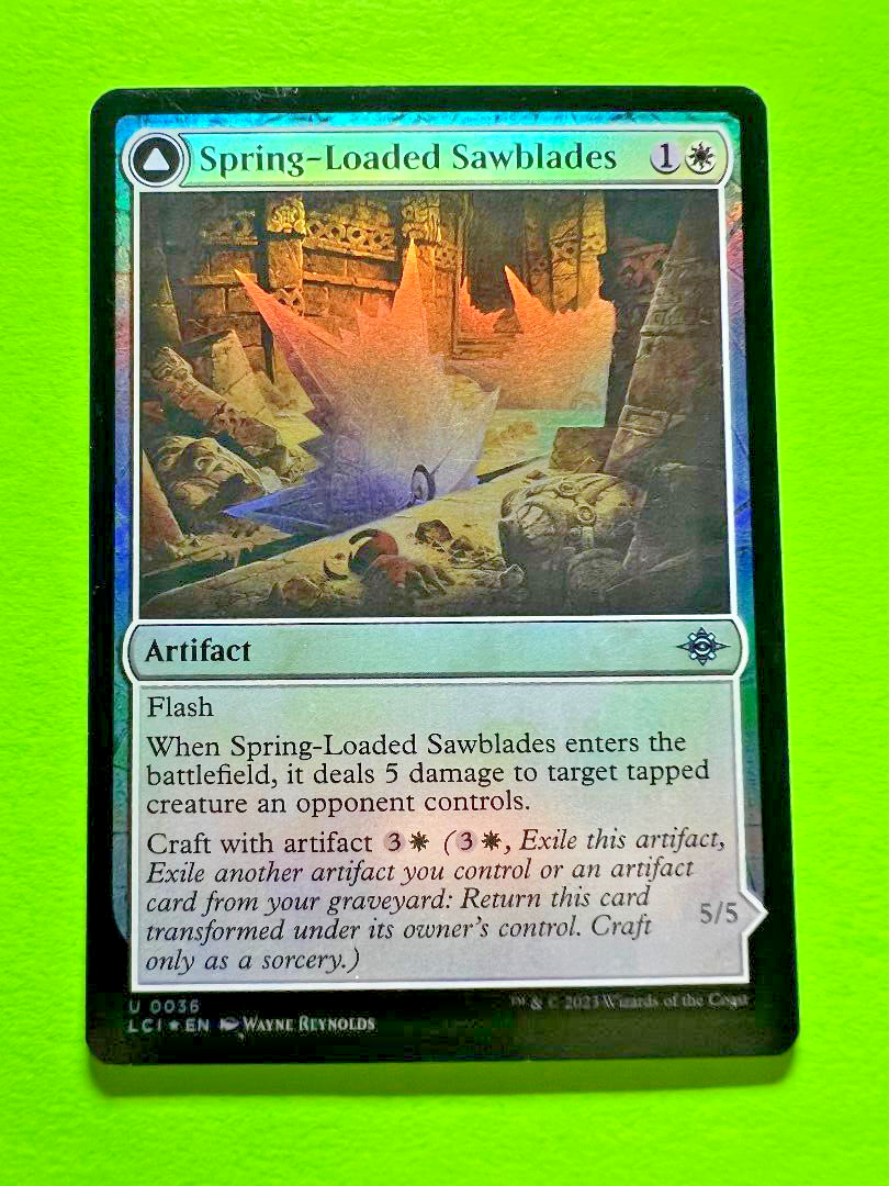 MTG Lost Caverns Of Ixalan Spring- Loaded Sawblades / Bladewheel ...