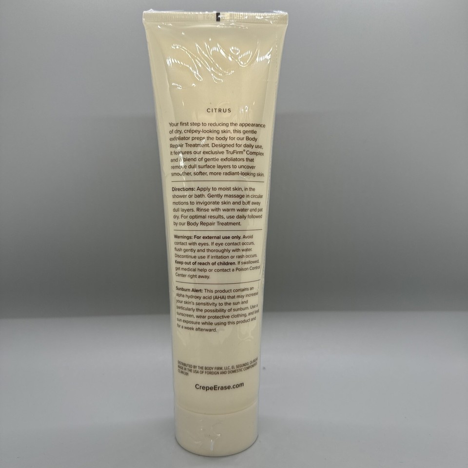 {B} Crepe Erase Body Firm Refining Body Exfoliant - 10 Fl Oz - Citrus ...