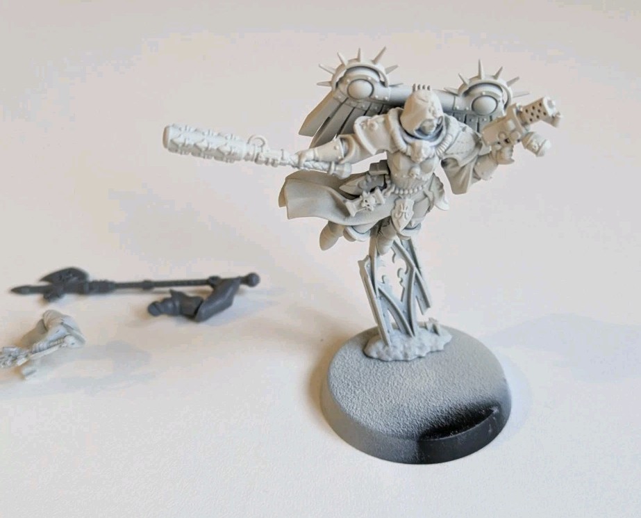 Adepta Sororitas Canoness Miniature with Jump Pack Warhammer 40,000 ...