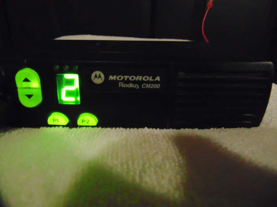 MOTOROLA CM200 VHF TWO WAY RADIO w/ MICROPHONE - AAM50KQC9AA1AN | eBay