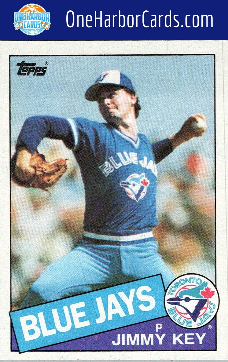 1985 Topps Toronto Blue Jays Baseball Card #193 Jimmy Key | eBay