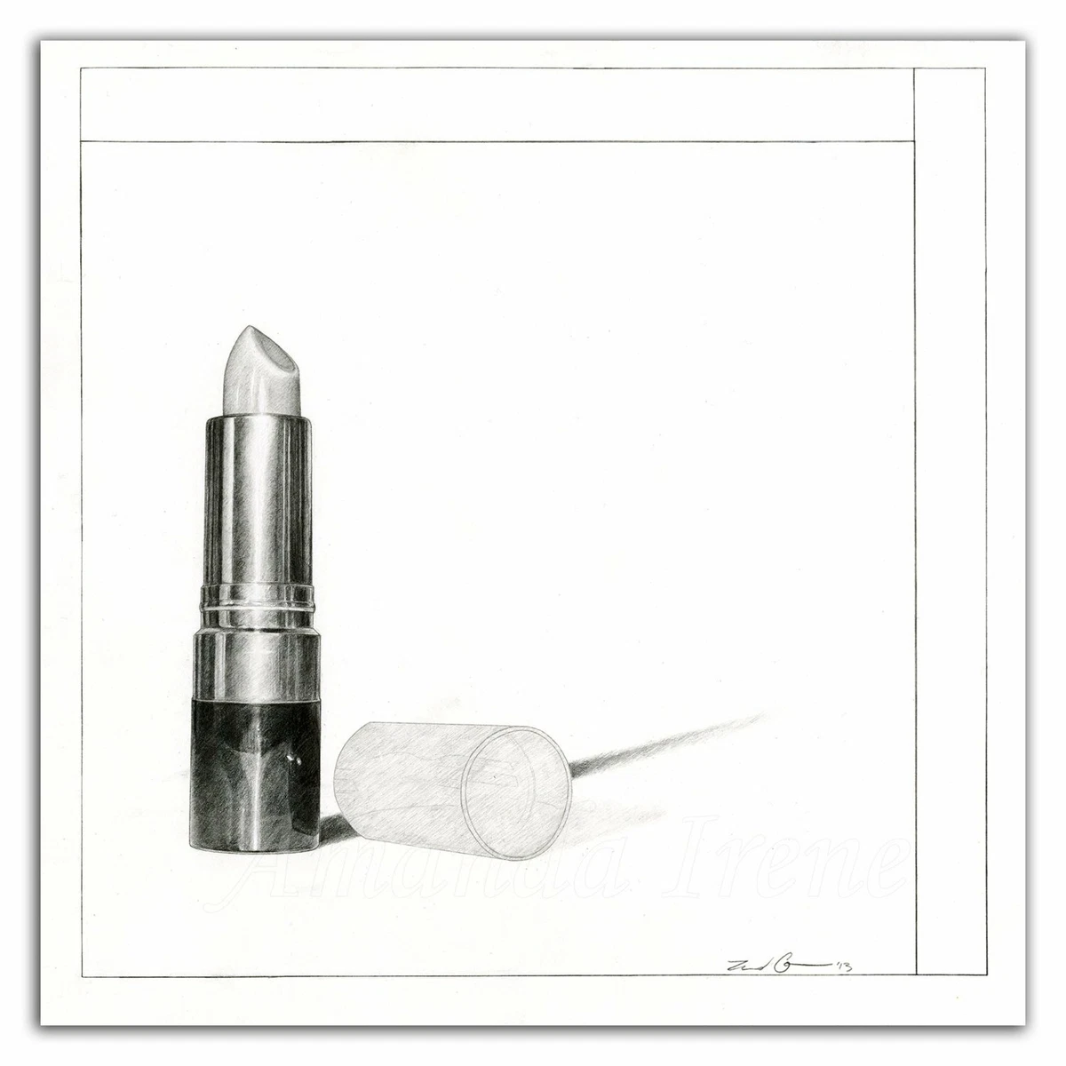 Lipstick Drawing Black And White