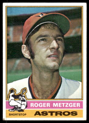 1976 Topps Roger Metzger #297 Houston Astros Baseball Card | eBay