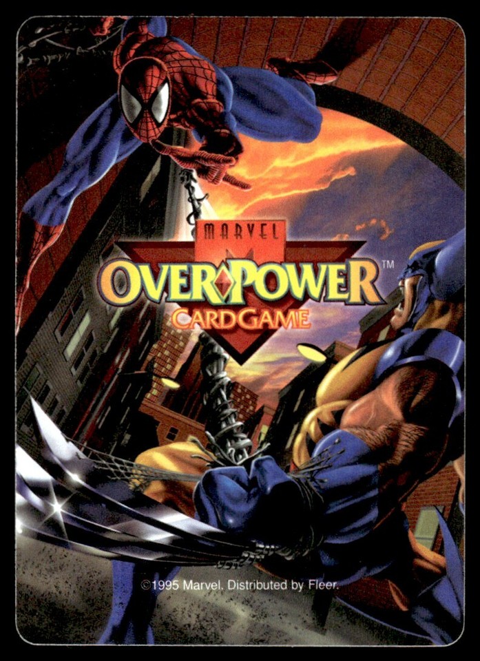 1995 Fleer Marvel Overpower PUNISHER AB Full Auto Common Special | eBay