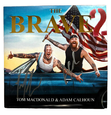 Tom MacDonald & Adam Calhoun The Brave 2 CD GOLD Autograph Auto SOLD ...