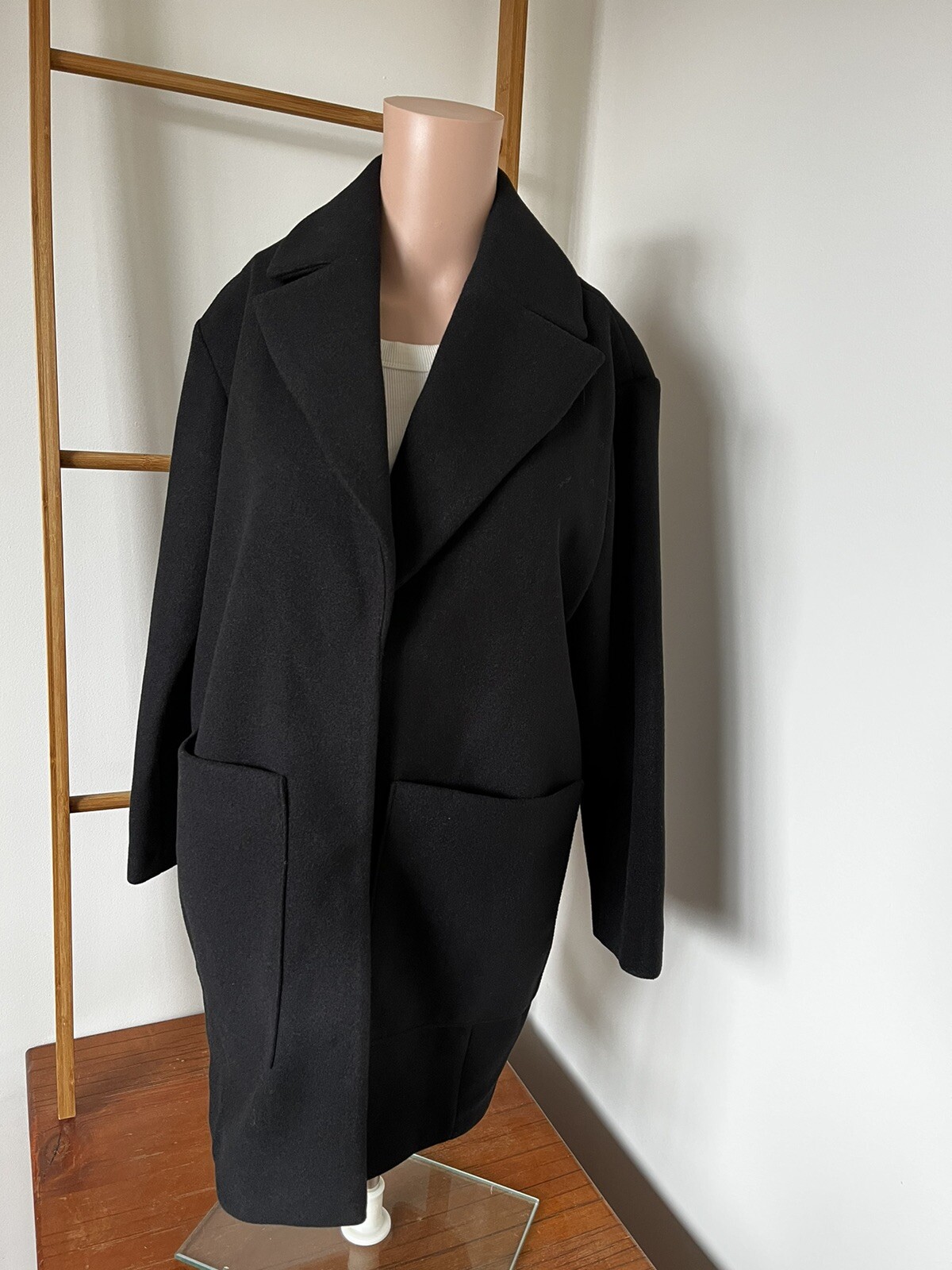 Topshop NEW Size UK 6/ XS Women's Margo Crombie Coat Jacket Overcoat ...