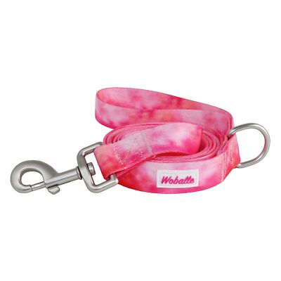 Classic 6-Foot x 1-inch Dog Leash Pink Watercolor | eBay