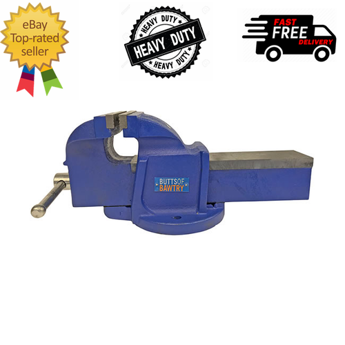 8" Engineers Fixed Base Bench Vice Professional Heavy Duty Workshop ...
