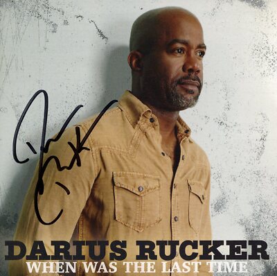 DARIUS RUCKER When Was The Last Time With Autographed CD Booklet | eBay