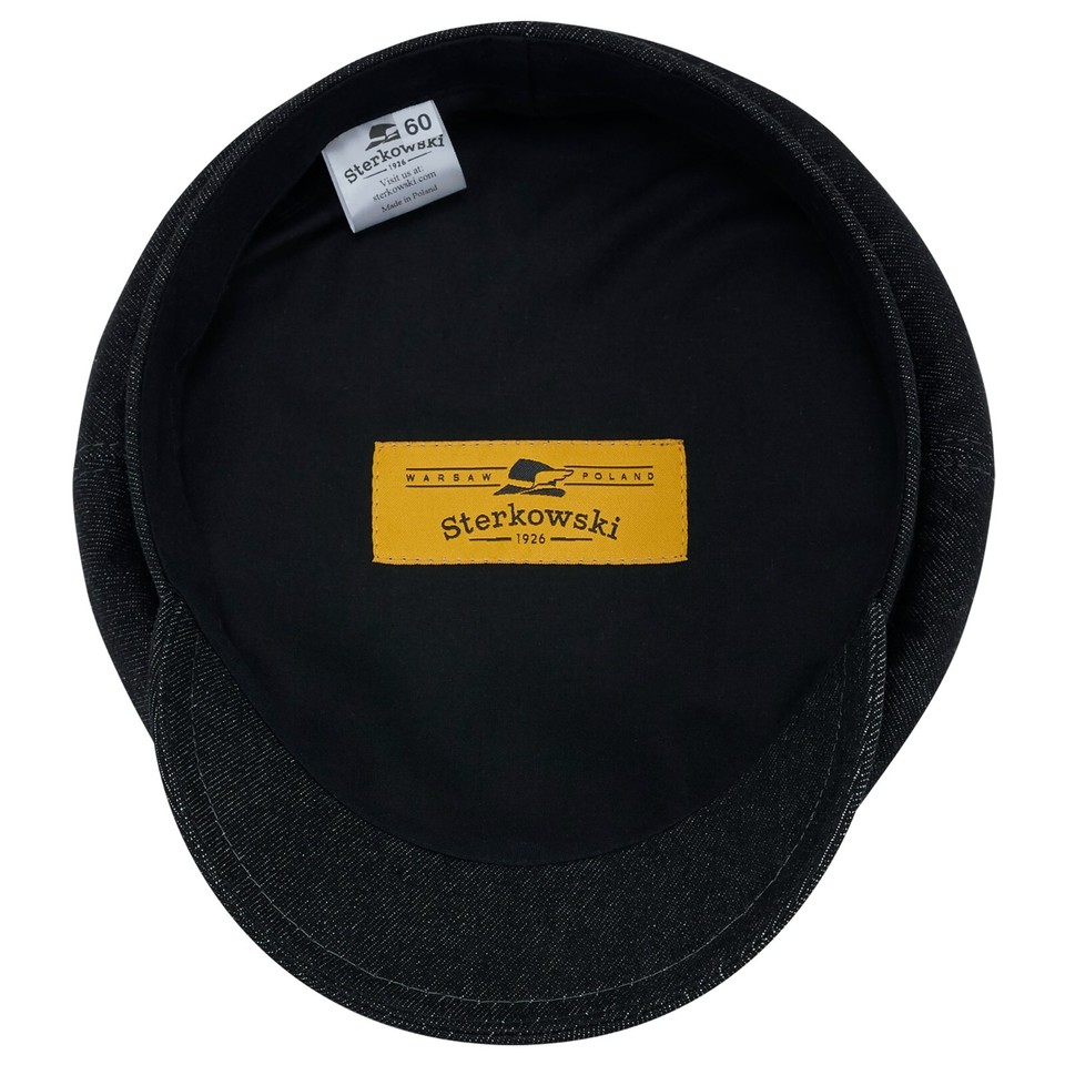 Sterkowski TRAWLER Denim Classic Fisherman Cap Breton Sailor Fiddler ...