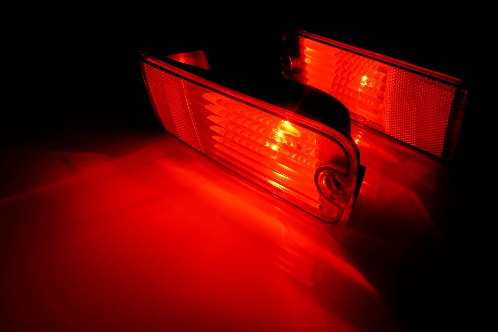 Fit Mitsubishi Pajero Shogun Rear Bumper Reflector Light L&R 02-06 V73 ...