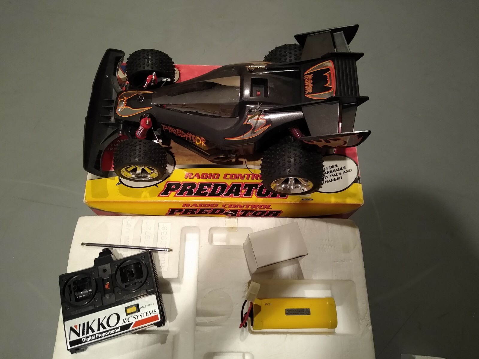 Nikko predator remote control rc car buggy vintage 1/10 1:10 | eBay