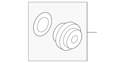 Genuine Volkswagen Disc Brake Caliper Repair Kit 5K0-698-671-C | eBay