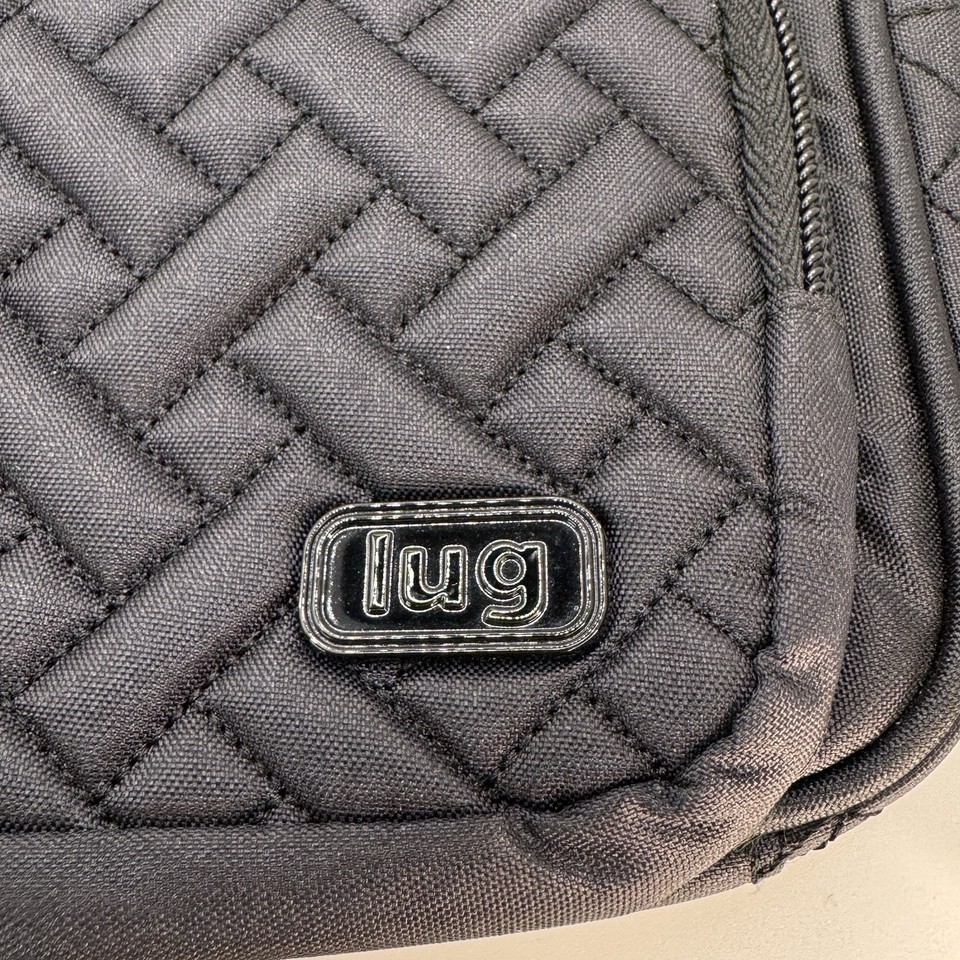 Lug Carousel Nylon Convertible Purse Bag Crossbody RFID Zip Black ...