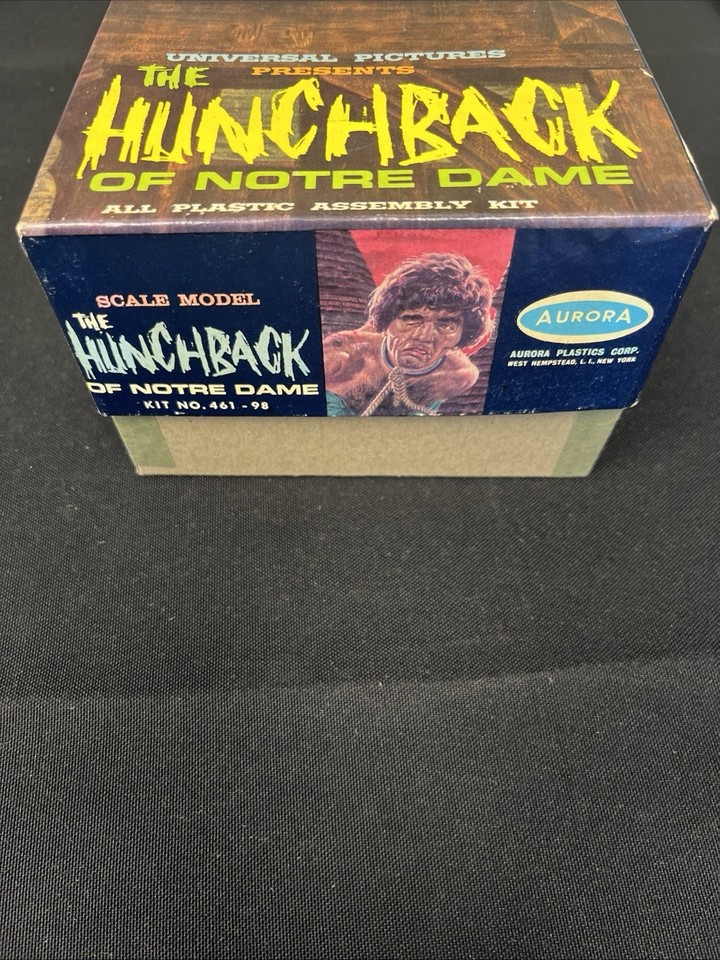 1963 Aurora Hunchback Of Notre Dame Complete Model Kit 461-98 | eBay